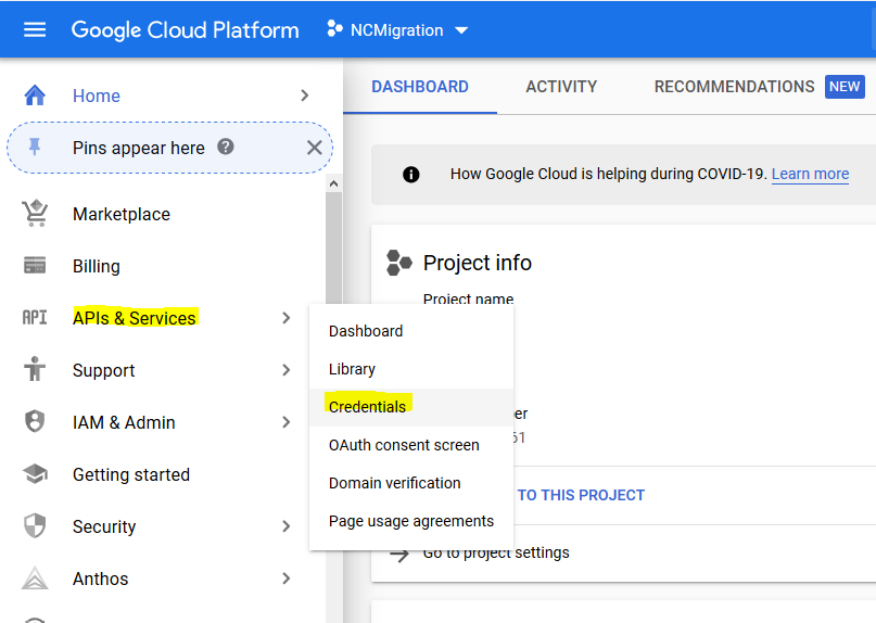 Service Account Authorization: Obtaining JSON Key from Google Cloud ...